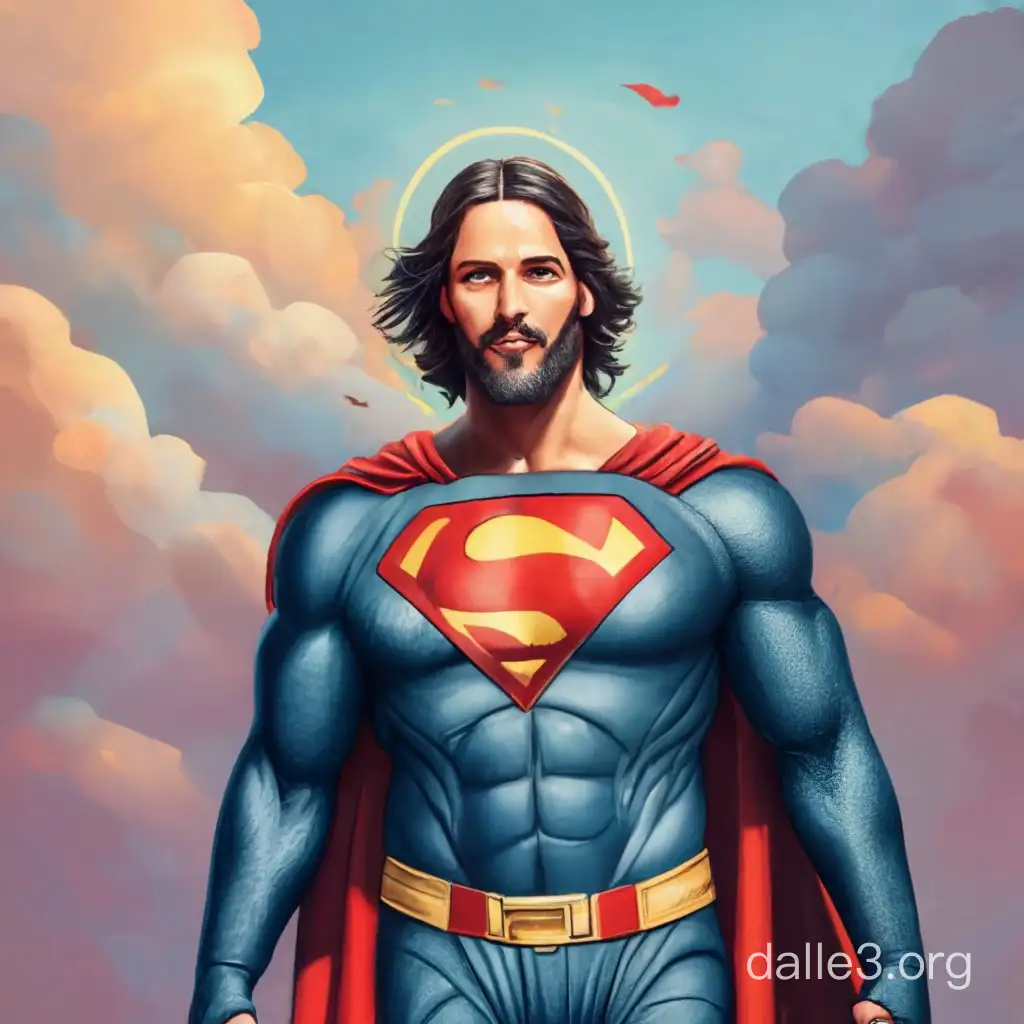 Miraculous Super Jesus Christ Performing Divine Acts | Dalle3 AI