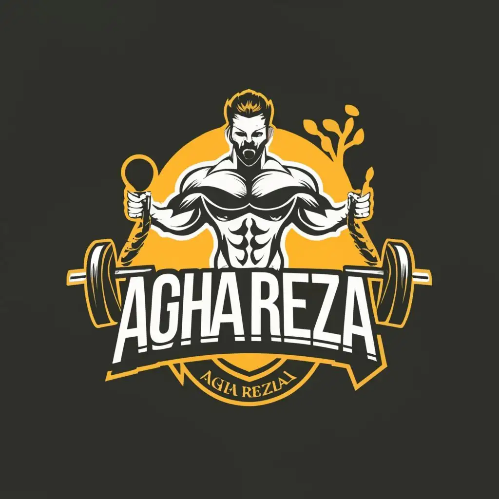 LOGO Design For Agha Reza Empowering Education with BodyBuilding ...