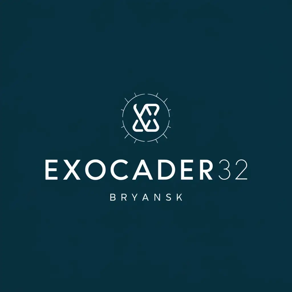 LOGO Design For Ex0Cader32 Innovative Typography for the Medical Dental ...