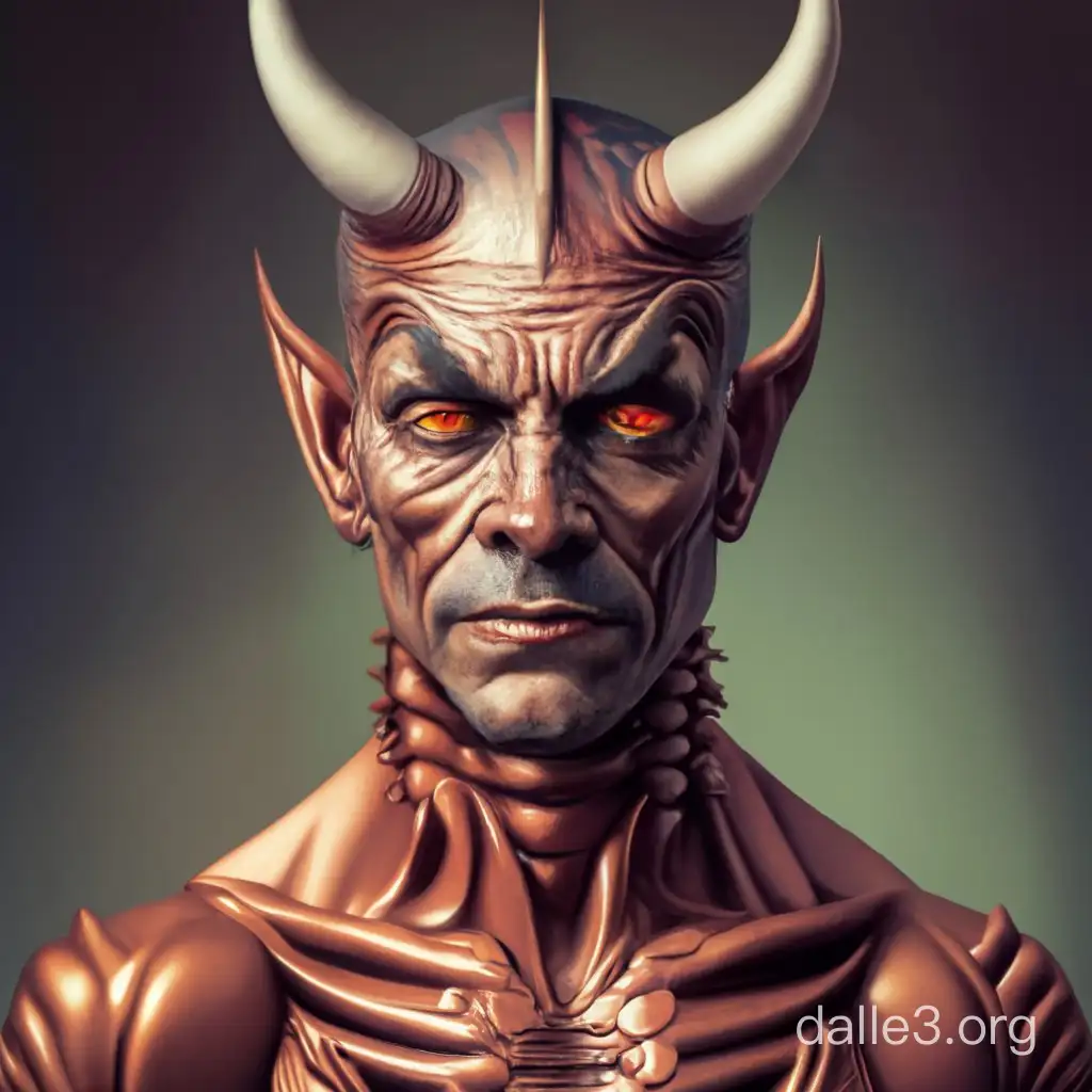 Realistic Devil Portrait Fiery Demon Manifestation | Dalle3 AI