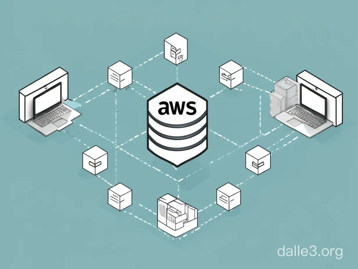 Creating AWS S3 Database and EC2 Deployment Project Banner | Dalle3 AI