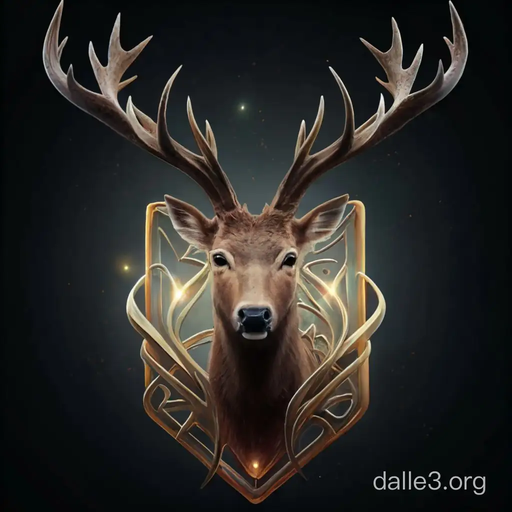 Mystical Rune Depicting a Graceful Deer | Dalle3 AI
