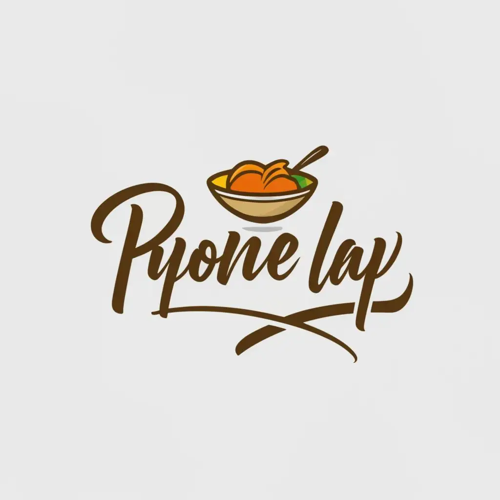 LOGO Design for Pyone Lay Appetizing Text with Clear Background | AI ...