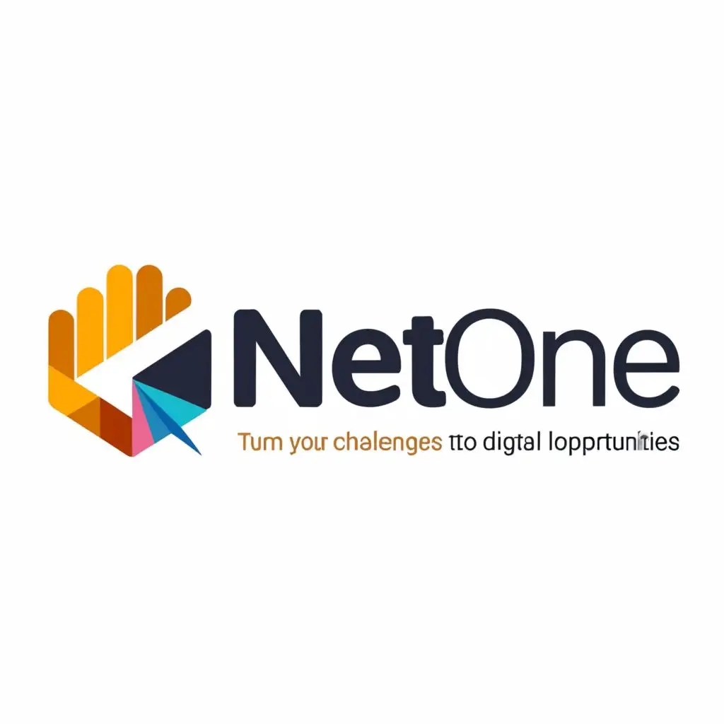 LOGO Design For NET ONE Transform Challenges into Digital Opportunities ...