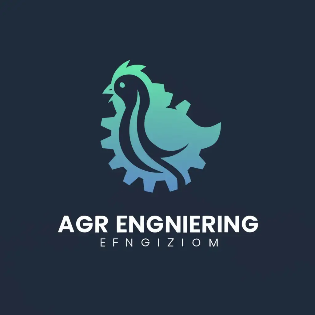 LOGO Design For Agro Engineering Dynamic Chicken and Gear Emblem for ...