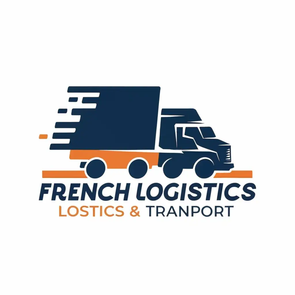 LOGO Design for French Logistics Transport Modern Lorry Typography ...