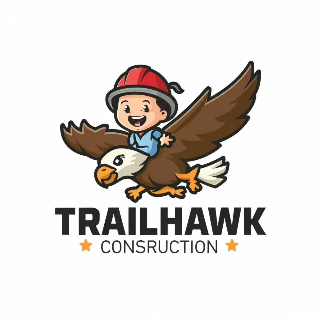 LOGO Design For Trailhawk Construction Adorable Asian Girl Baby Goat ...