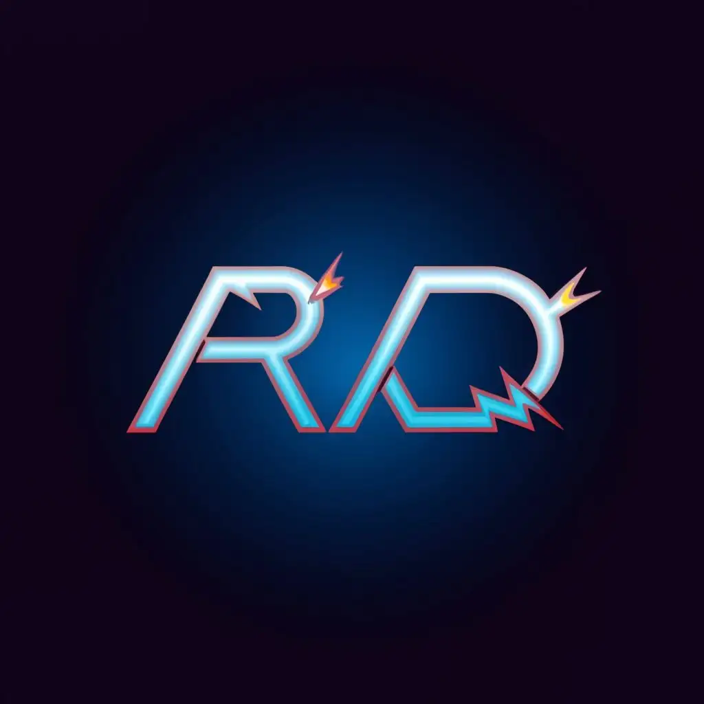 LOGO Design For RD Electric Design Symbol on Clear Background | AI LOGO ...