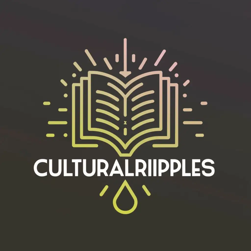 LOGO Design For Cultural Ripples Illuminated Book Concept with ...