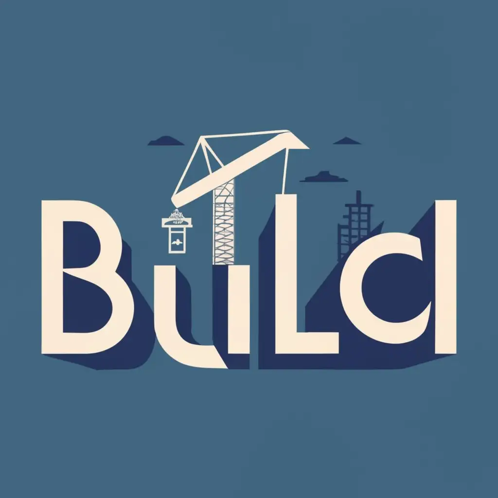 LOGO Design For Building Town Modern Typography with Architectural ...
