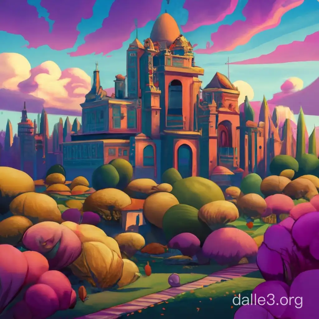 Enchanting 2D Game World with Magical Landscapes and Characters | Dalle3 AI