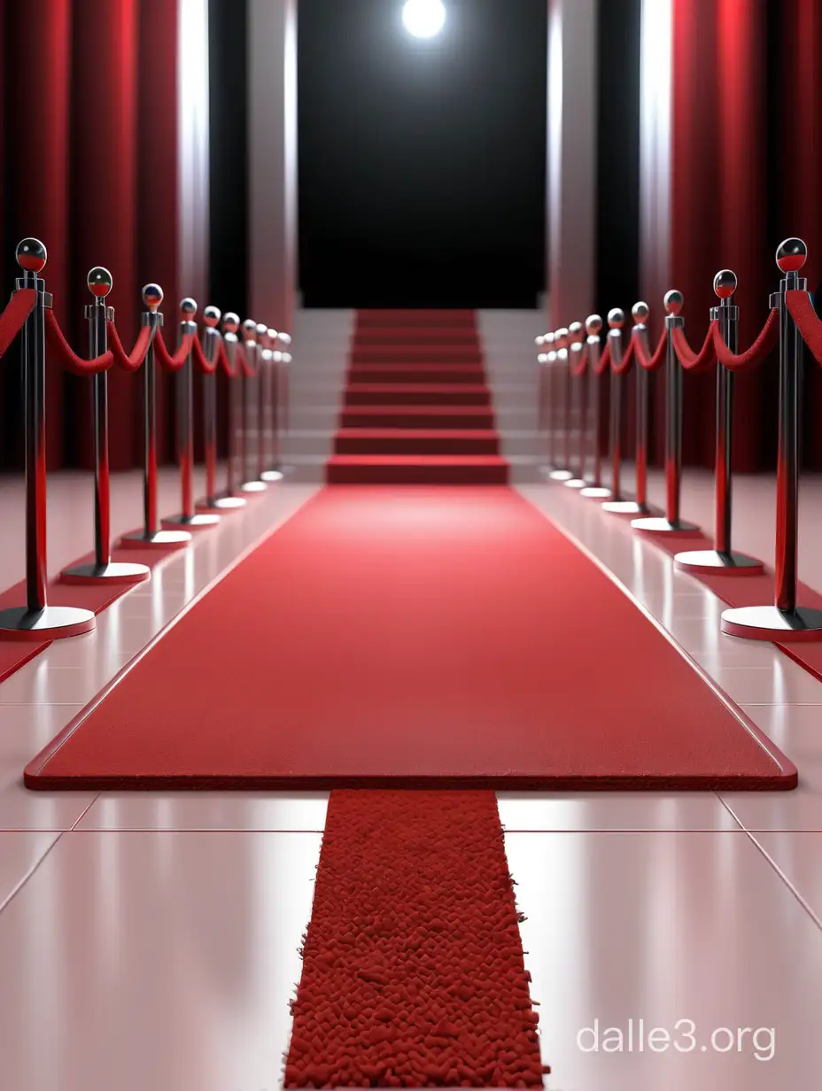 Empty Red Carpet Event Venue | Dalle3 AI