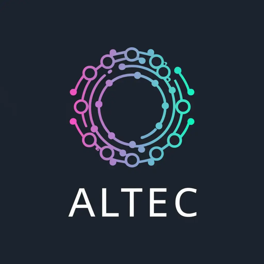 LOGO Design For Altec Cyber Circle Symbolizing Complexity in Internet ...