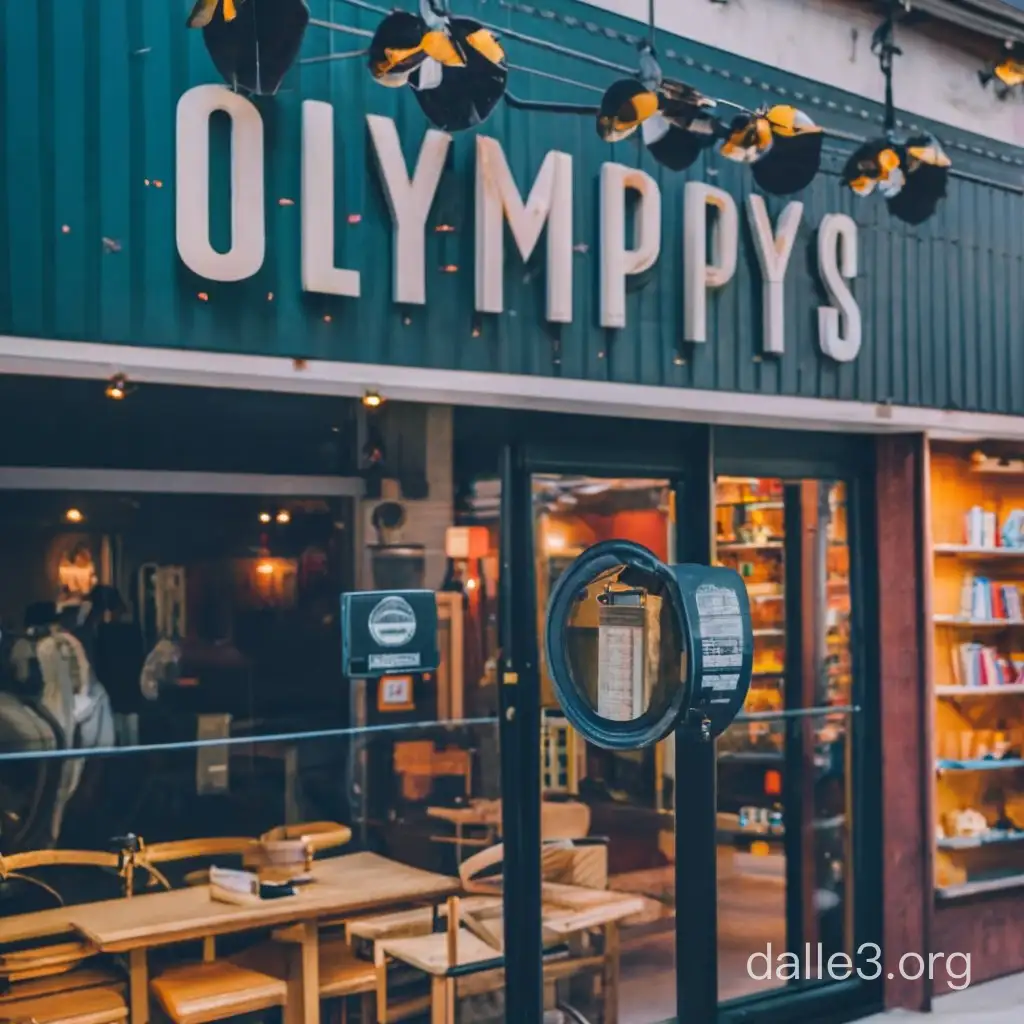 Authentic Microphone Shopping Experience at OLYMPYS | Dalle3 AI