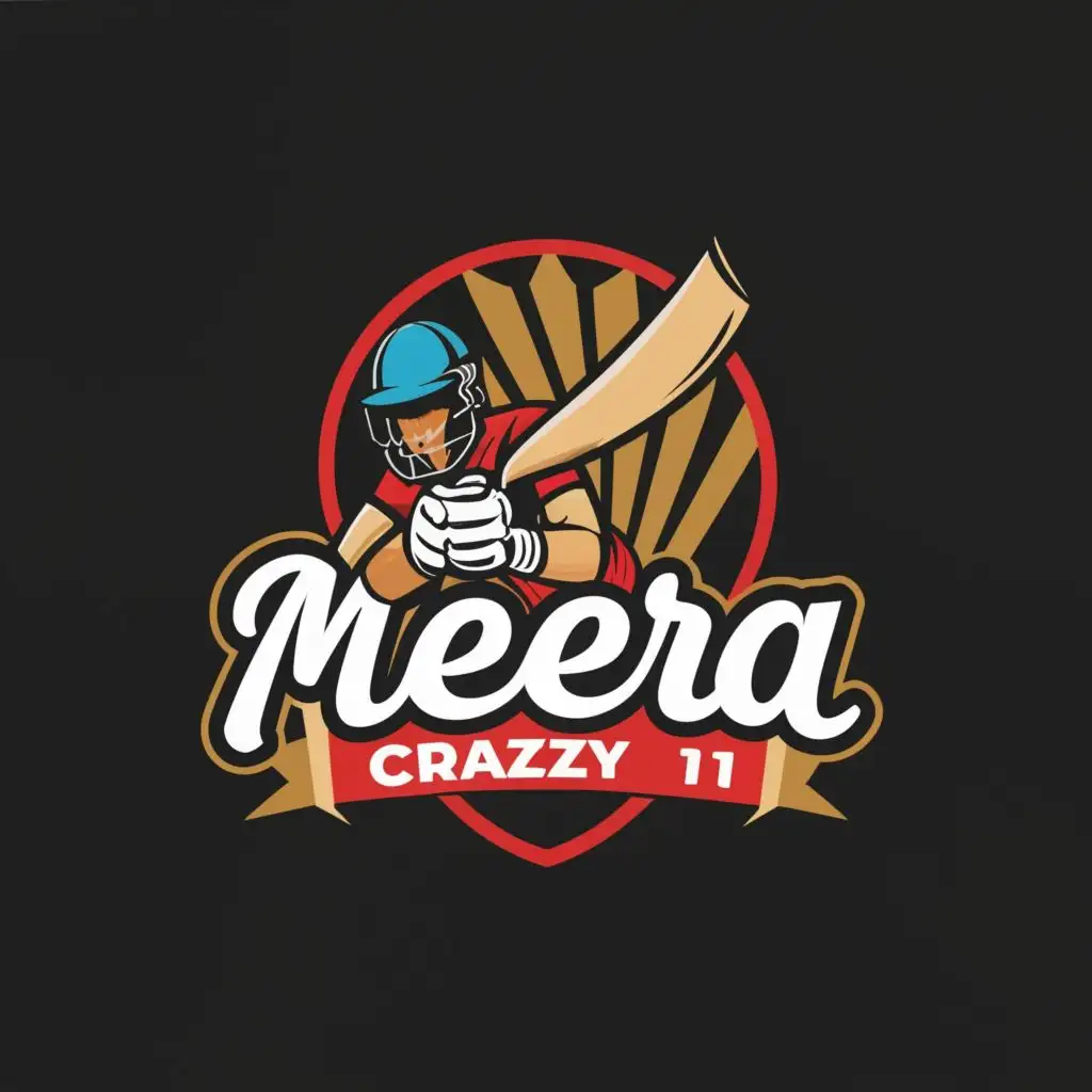 LOGO Design for Meera Crazy11 Dynamic Typography for Sports Fitness ...