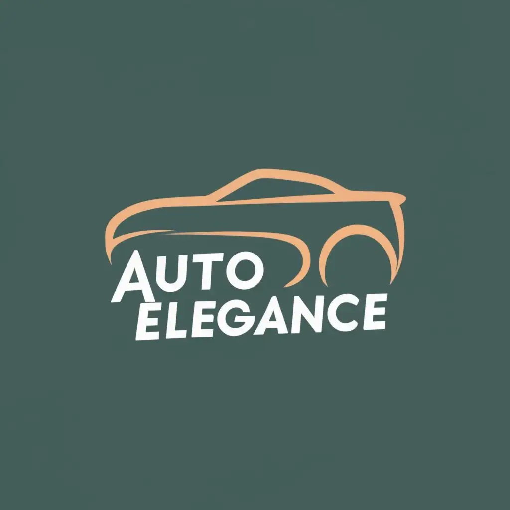 LOGO Design for Auto Elegance Sleek Car Detailing Elegance in ...