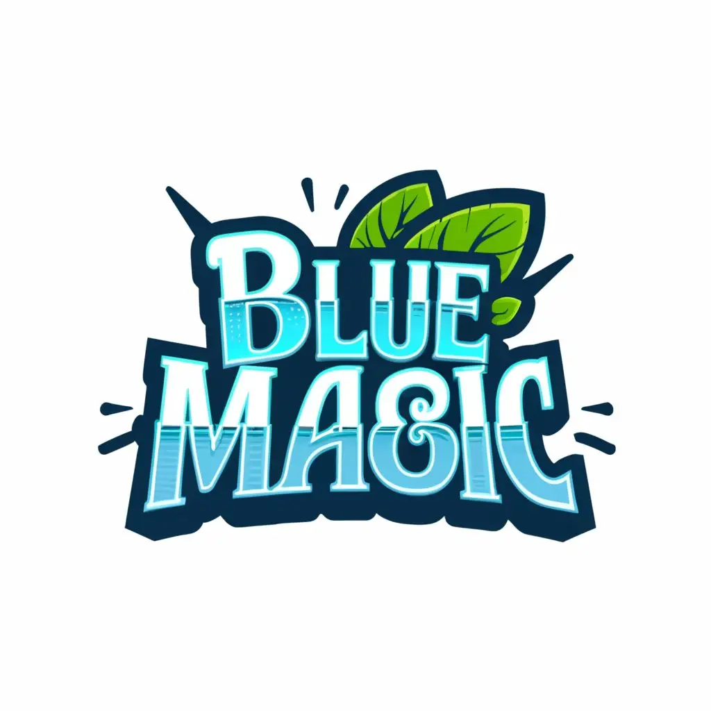 LOGO Design For Blue Magic Mint and Moderate Shades Reflecting ...