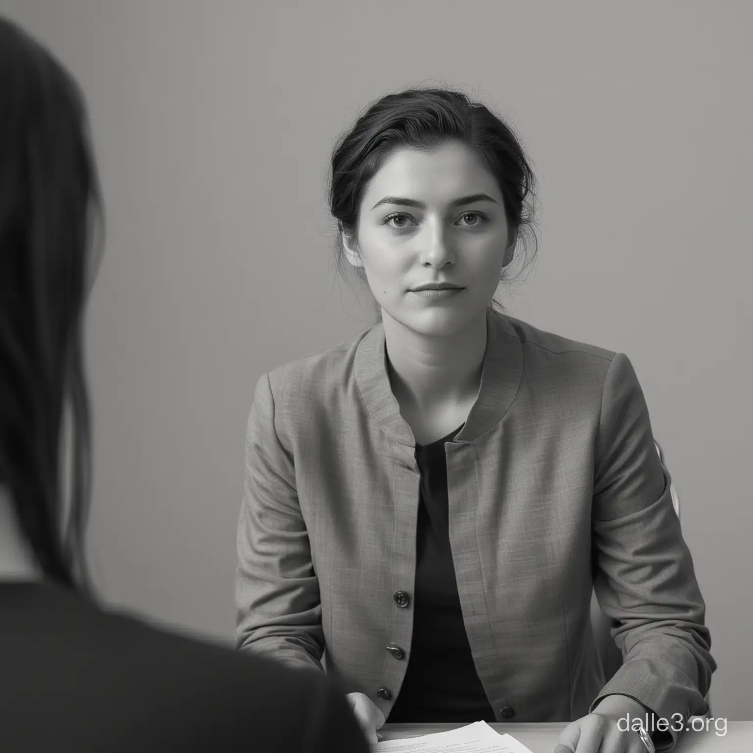 Professional Interview Candidate Presenting Portfolio | Dalle3 AI