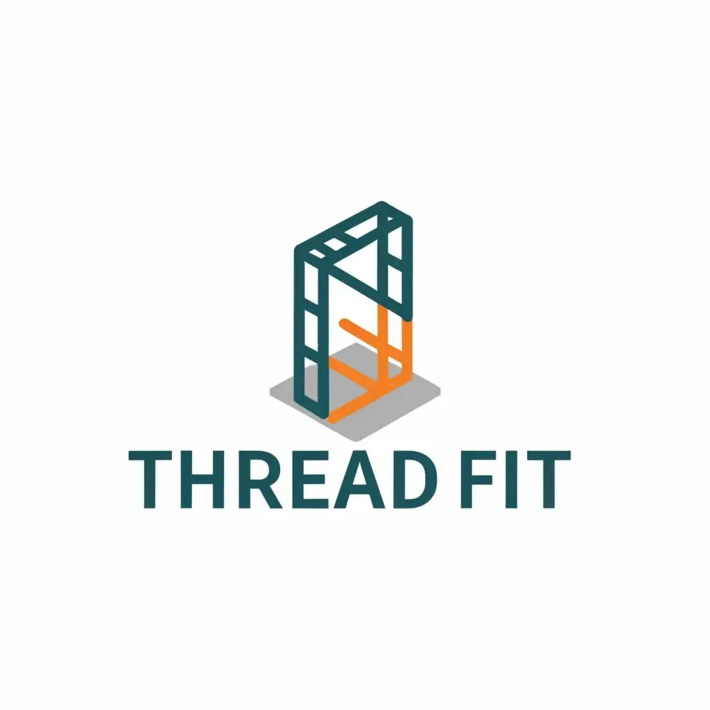 LOGO Design For ThreadFit A Modern Rehabilitation Stand Emblem for the ...
