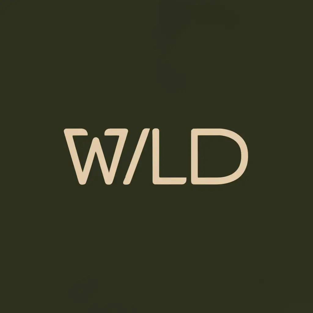 LOGO Design For Wild Captivating Capital Letter Typography with a ...