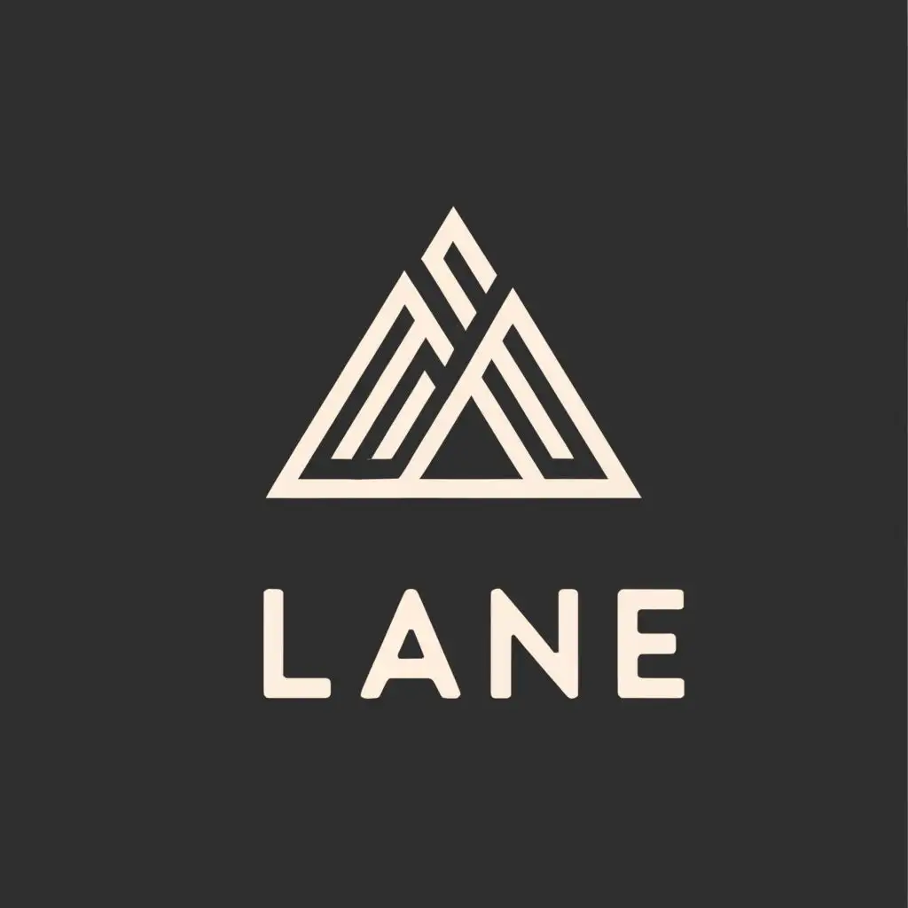 LOGO Design For Lane Serene Mountain Landscape on Clear Background | AI ...