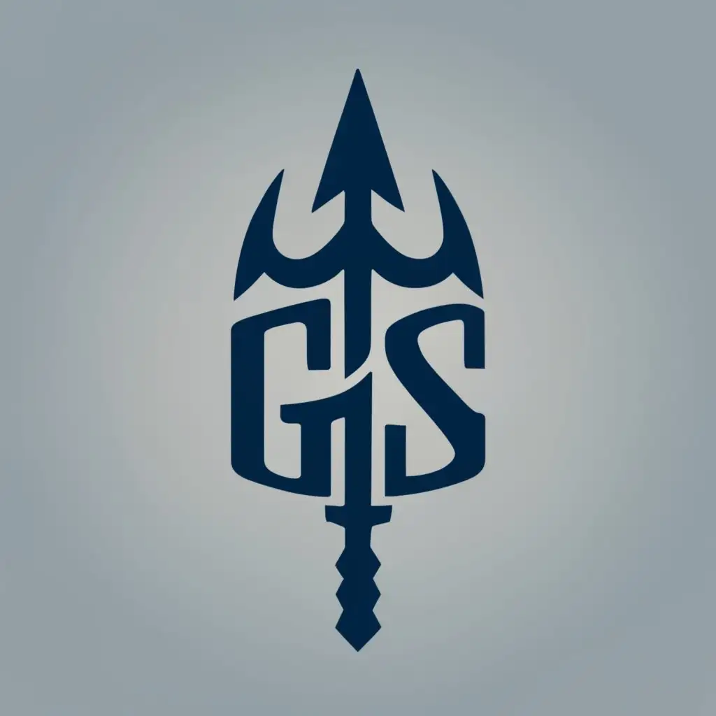 LOGO Design For GTS Trident Emblem with Typography | AI LOGO Generator