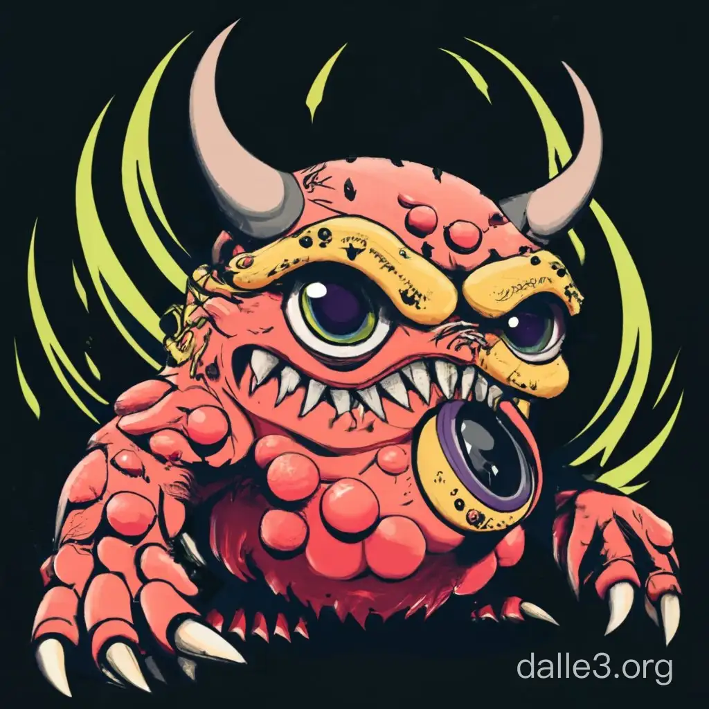 Mystical Cacodemon Summoning Ritual with Enchanting Runes | Dalle3 AI