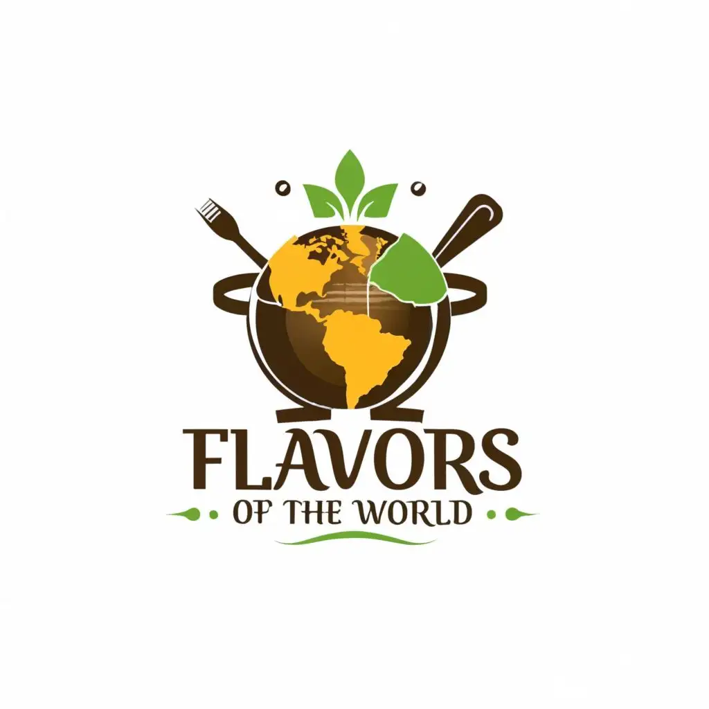 LOGO Design For Flavors of the World A Pot Symbolizing Diversity and ...