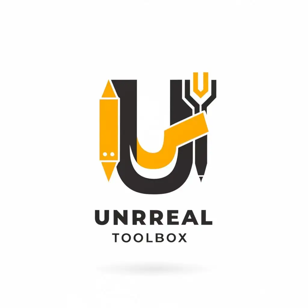 LOGO Design For Unreal ToolBox Innovative U Typography for the ...
