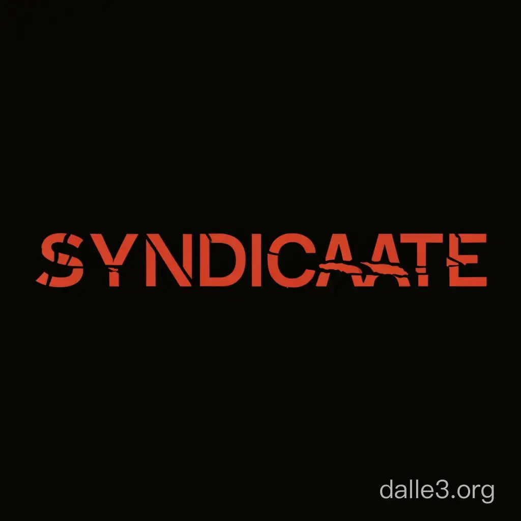 Corporate Logo with SYNDICATE Text Overlay | Dalle3 AI