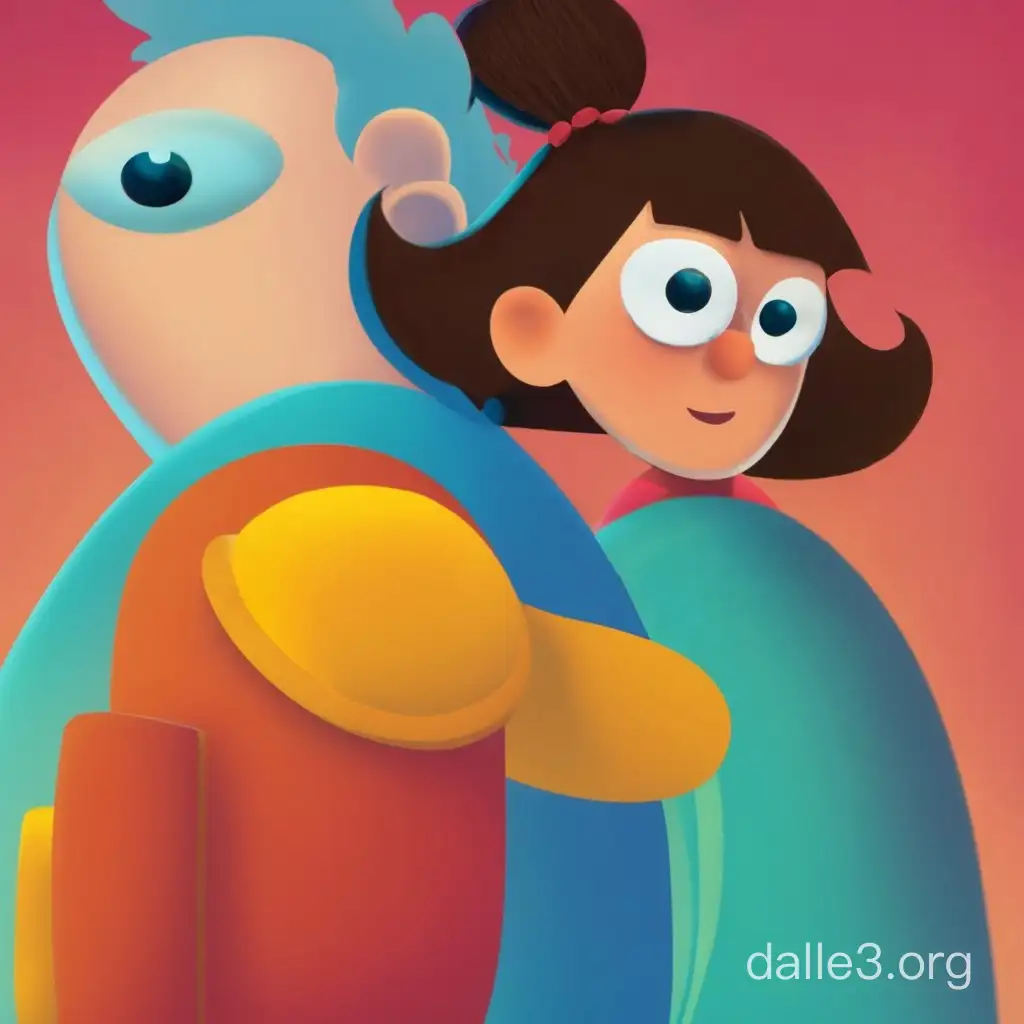 Disney Poster Featuring Among Us Characters in a Whimsical Adventure ...