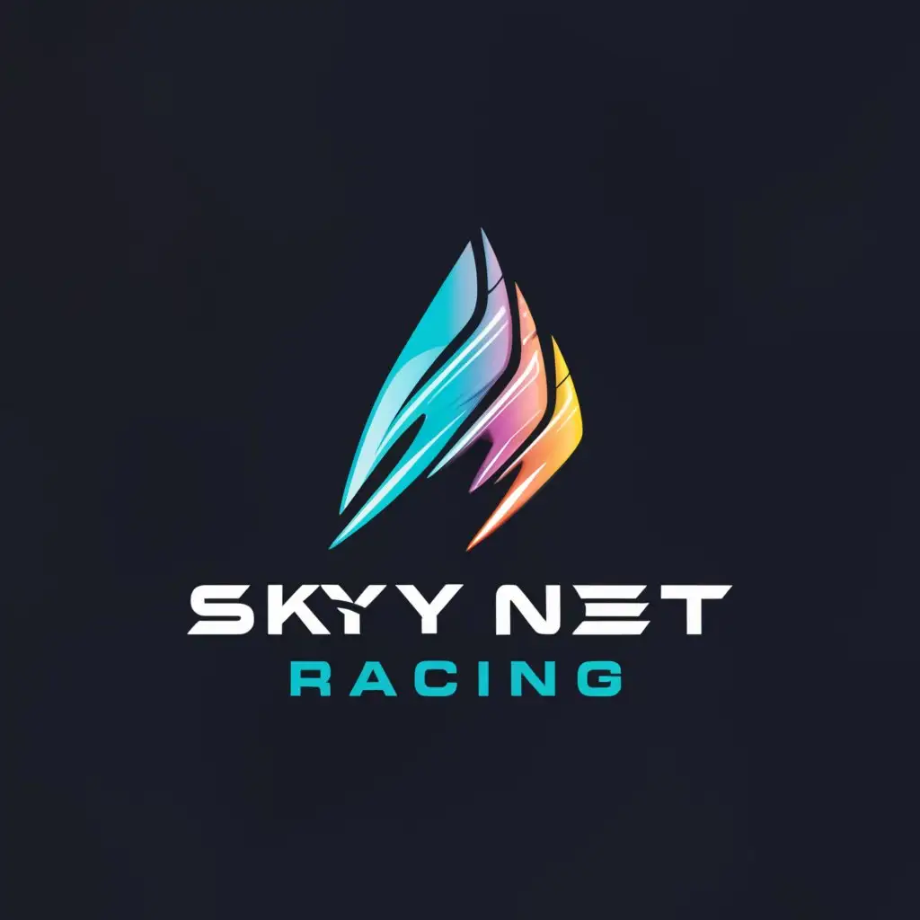 Logo Design for SkyNet Racing Dynamic Sail Symbol in Sports Fitness ...