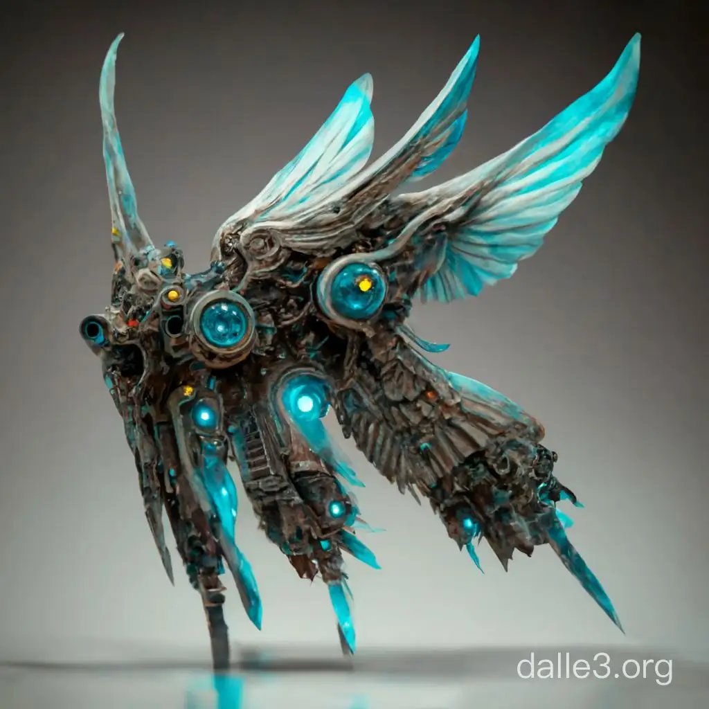 Futuristic Final Fantasy Mech Wing Concept Art | Dalle3 AI