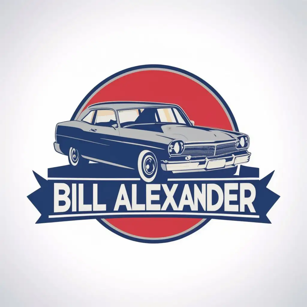 LOGO Design for Bill Alexander Modern Car Theme with Typography for ...