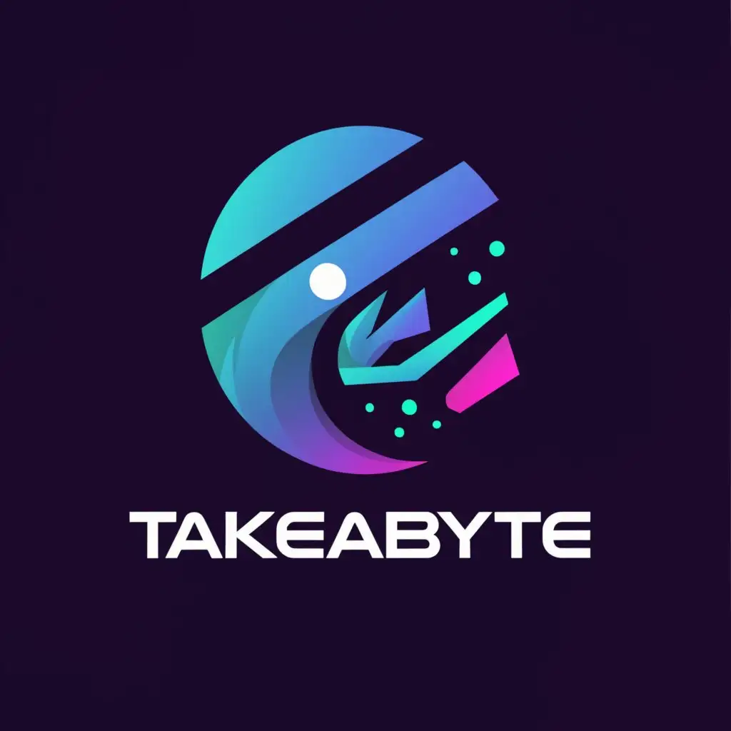 LOGO Design For TakeAByte A ByteEating Symbol for Tech Industry | AI ...