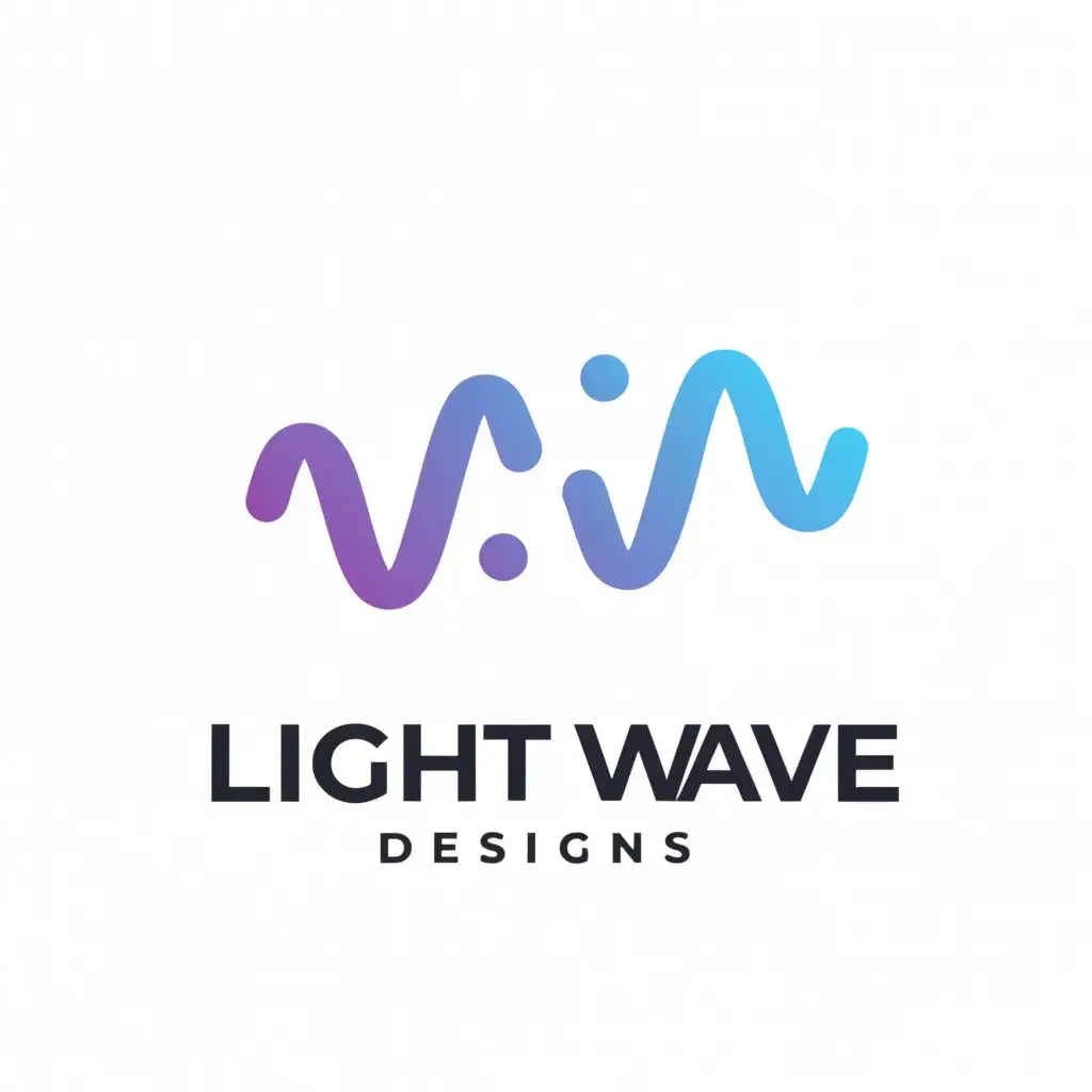 LOGO Design For Light Wave Designs Dynamic Sound Wave Symbol for Events ...