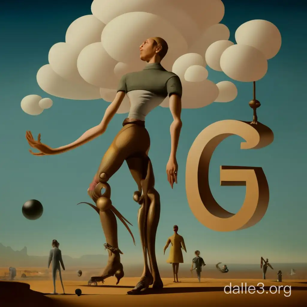 Surreal Alphabet People DaliInspired Metamorphosis | Dalle3 AI