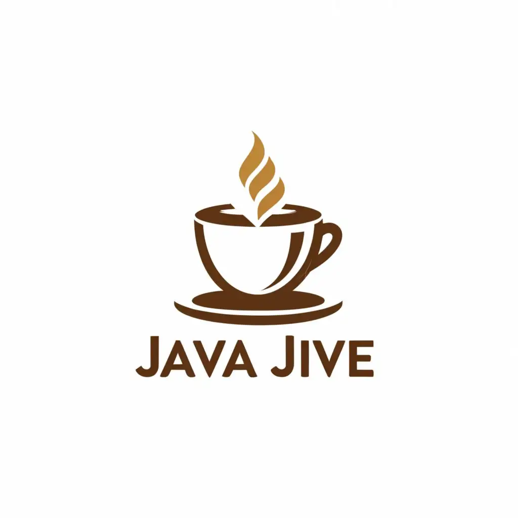 LOGO Design For Java Jive Minimalistic Coffee Mug Emblem for Restaurant ...