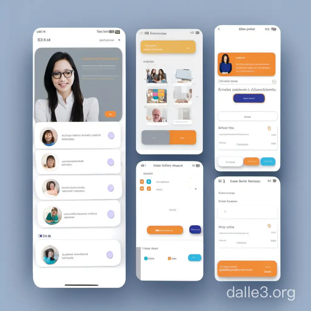 Interactive English Learning Interface with Diverse Educational Tools ...