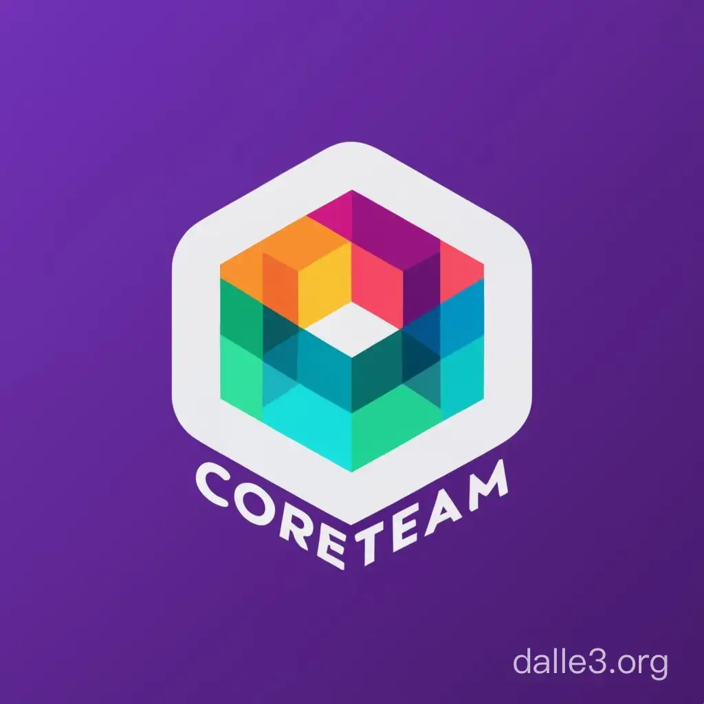 Minimalistic Game Development Studio Logo CoreTeam | Dalle3 AI