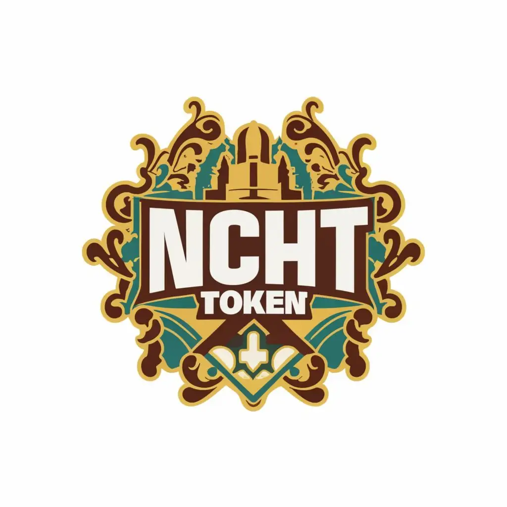 LOGO Design For NCHT Token Dynamic Typography and Dagestaninspired Imagery | AI LOGO Generator