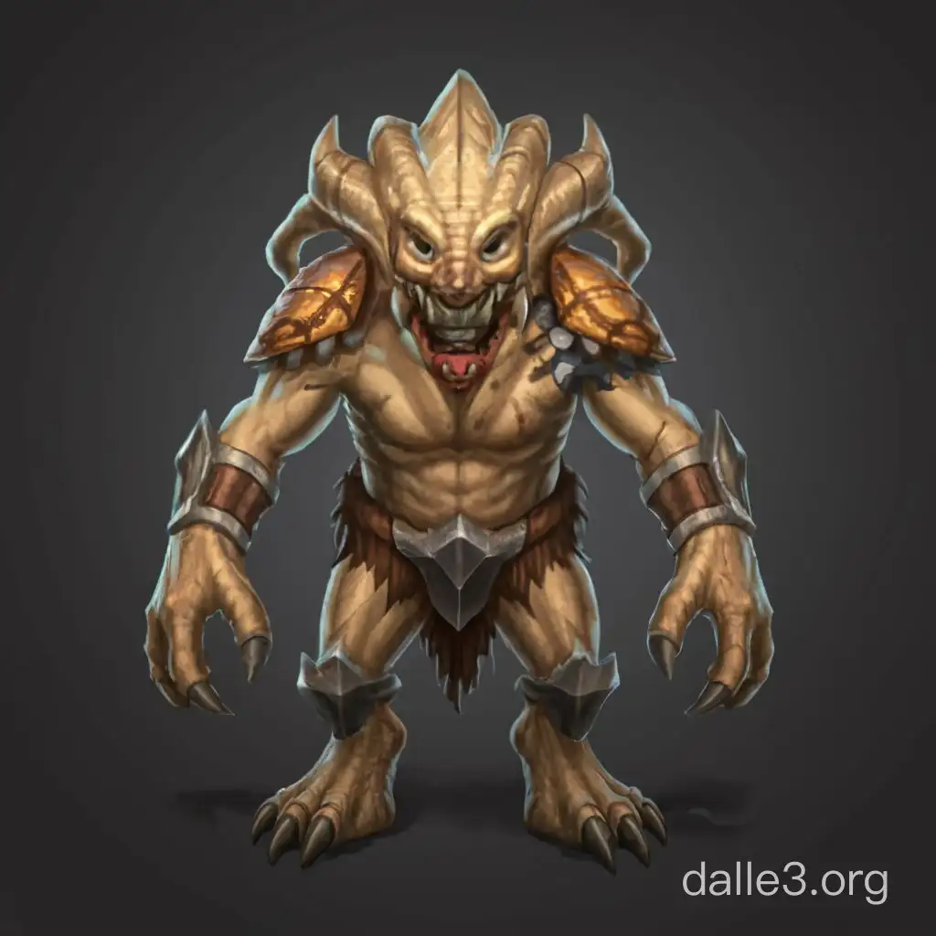 Fierce Fantasy Monster Encounter Illustration for Game Design | Dalle3 AI
