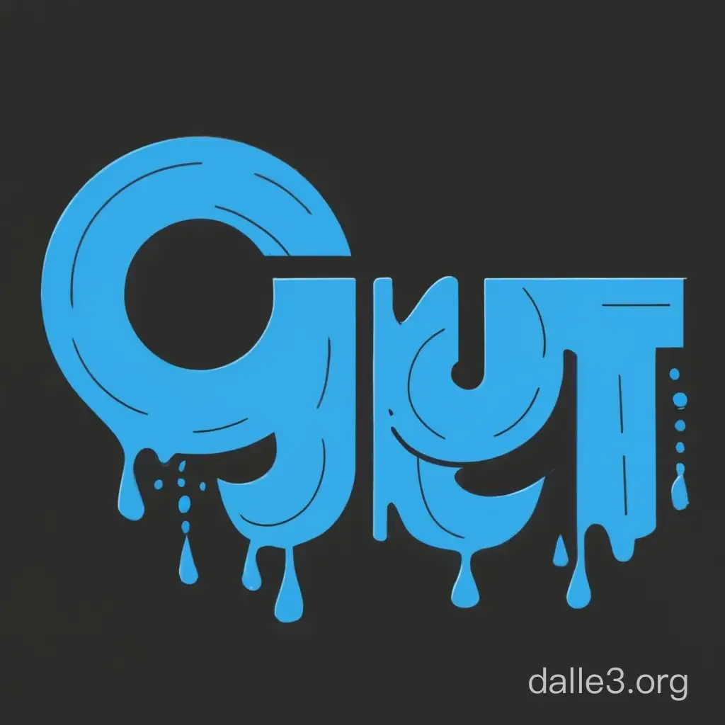 Artistic Creation Vibrant Blue ChatGPT Logo Painted with Precision ...