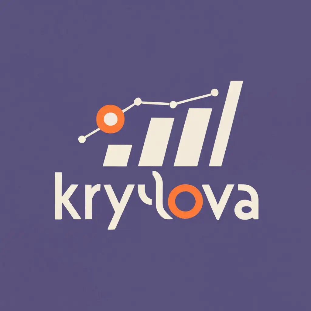 LOGO Design For Krylova Elegant Typography with Modern Charts for the ...