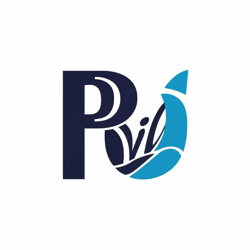 LOGO Design For BlueVeil Modern Stylized B and V Typography | AI LOGO ...