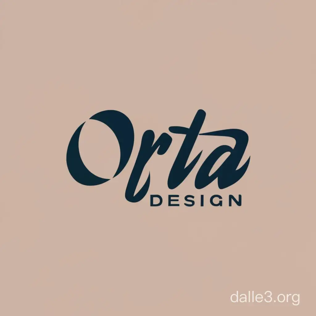Modern Logo Design for ORTA Design Studio | Dalle3 AI