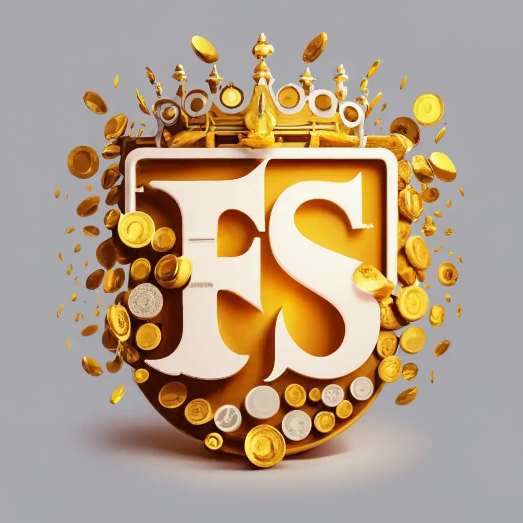 LOGO Design for Financial Shield Gold Coin Coat of Arms with FS ...