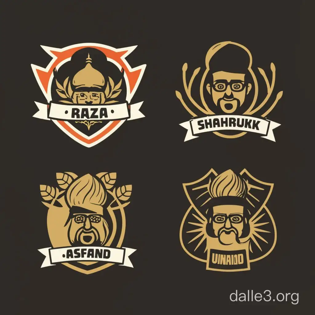 Four Friends Named Raza Shahrukh Junaid and Asfand Smiling Together ...