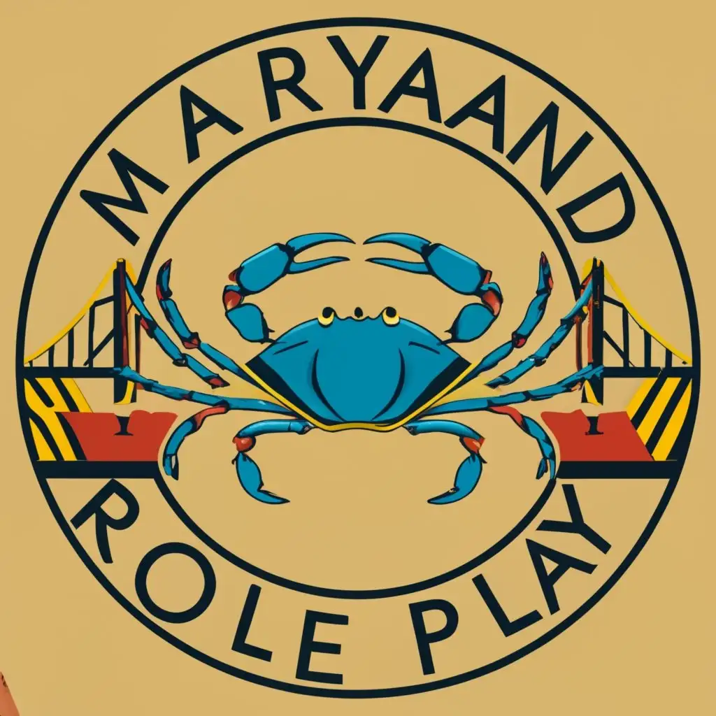 LOGO Design for Maryland Roleplay Dynamic Circle Logo Featuring Red ...