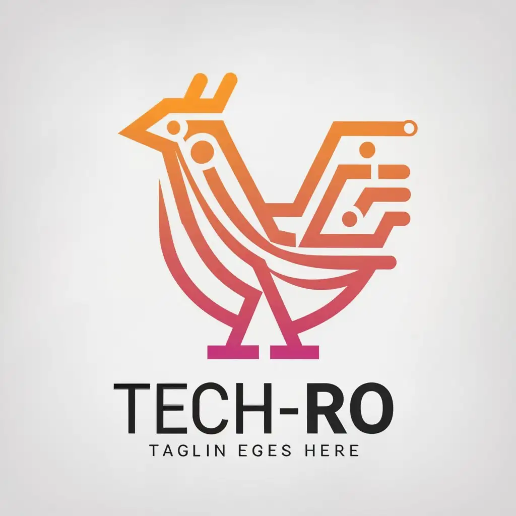 LOGO Design For TechRooster Futuristic Rooster Emblem for Tech Industry ...
